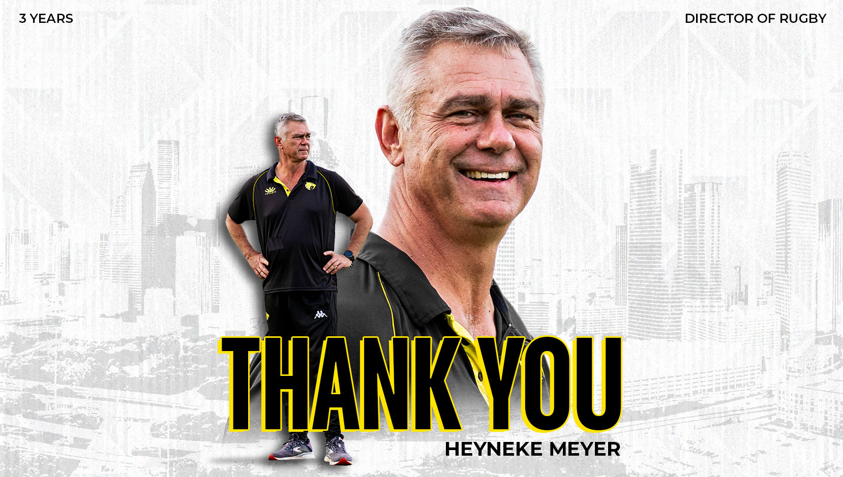 Thank You Heyneke Meyer! - Houston SaberCats Rugby